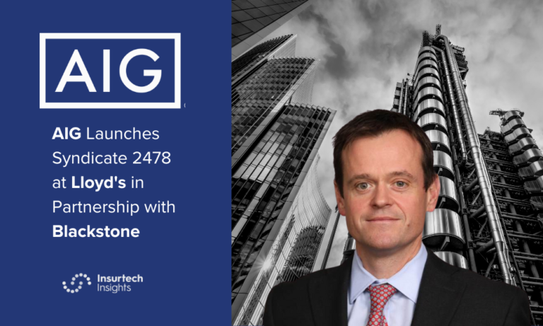 AIG Launches Syndicate 2478 at Lloyd's in Partnership with Blackstone ...
